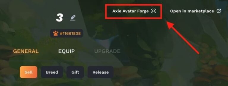 Axie Infinityがアバター作成機能「Axie Avatar Forge」をリリース！使い方も解説 | meta land