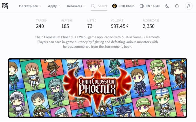 Chain Colosseum Phoenix（チェンコロ）とは？特徴や始め方、稼ぎ方を解説 | meta land